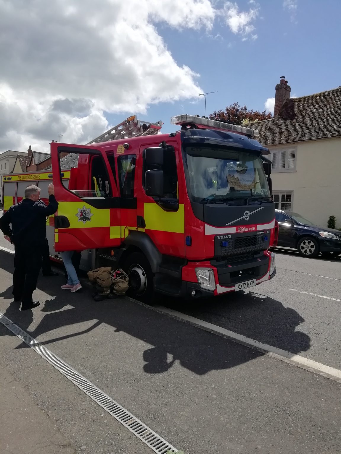 The day the fire engine visited the museum - Thame Museum